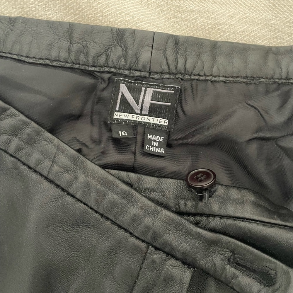 Nf New Frontier Butter Leather Pants Preowned Size 10… - Gem